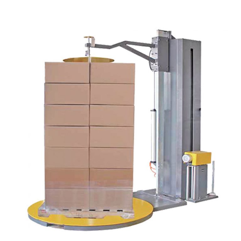 FW1500A Stretch Film Wrapping Machine / Top Press Cover Product ...