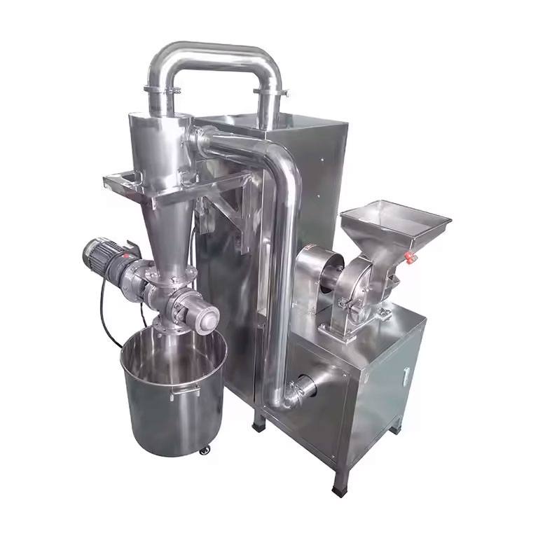 Automatic Dust Removal Pulverizer Machine - Waffiy Food Machinery No.1 ...