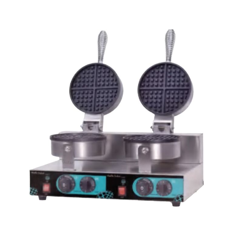 HF-2R 2-Plates Waffle Baker - Waffiy Food Machinery No.1 Di Malaysia