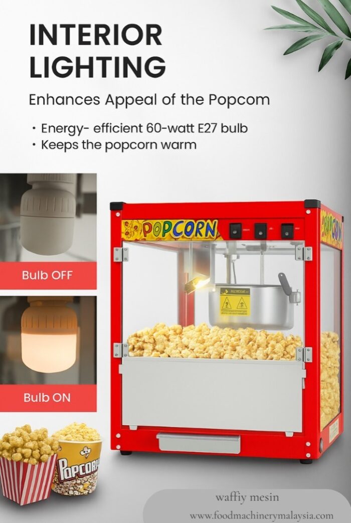 MESIN POPCORN - Waffiy Food Machinery No.1 Di Malaysia