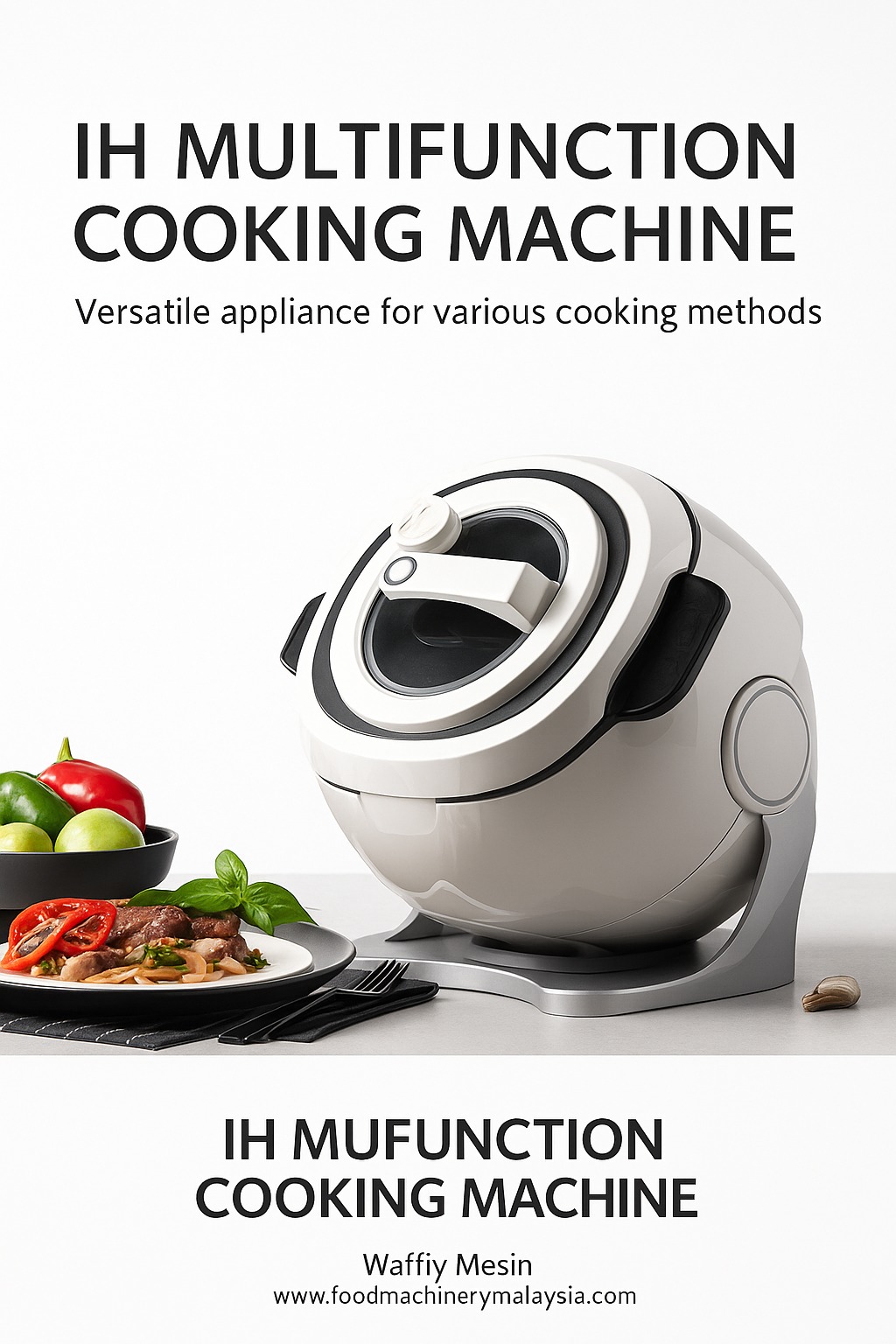 IH Multifunction Cooking Machine - Waffiy Food Machinery No.1 Di Malaysia